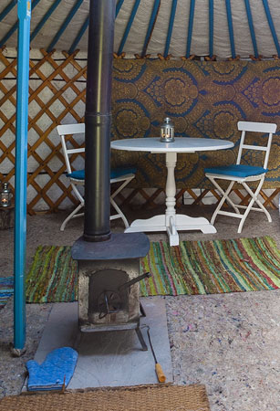 Starlight Yurt - Glamping yurt in stunning location in Llanthony Valley ...